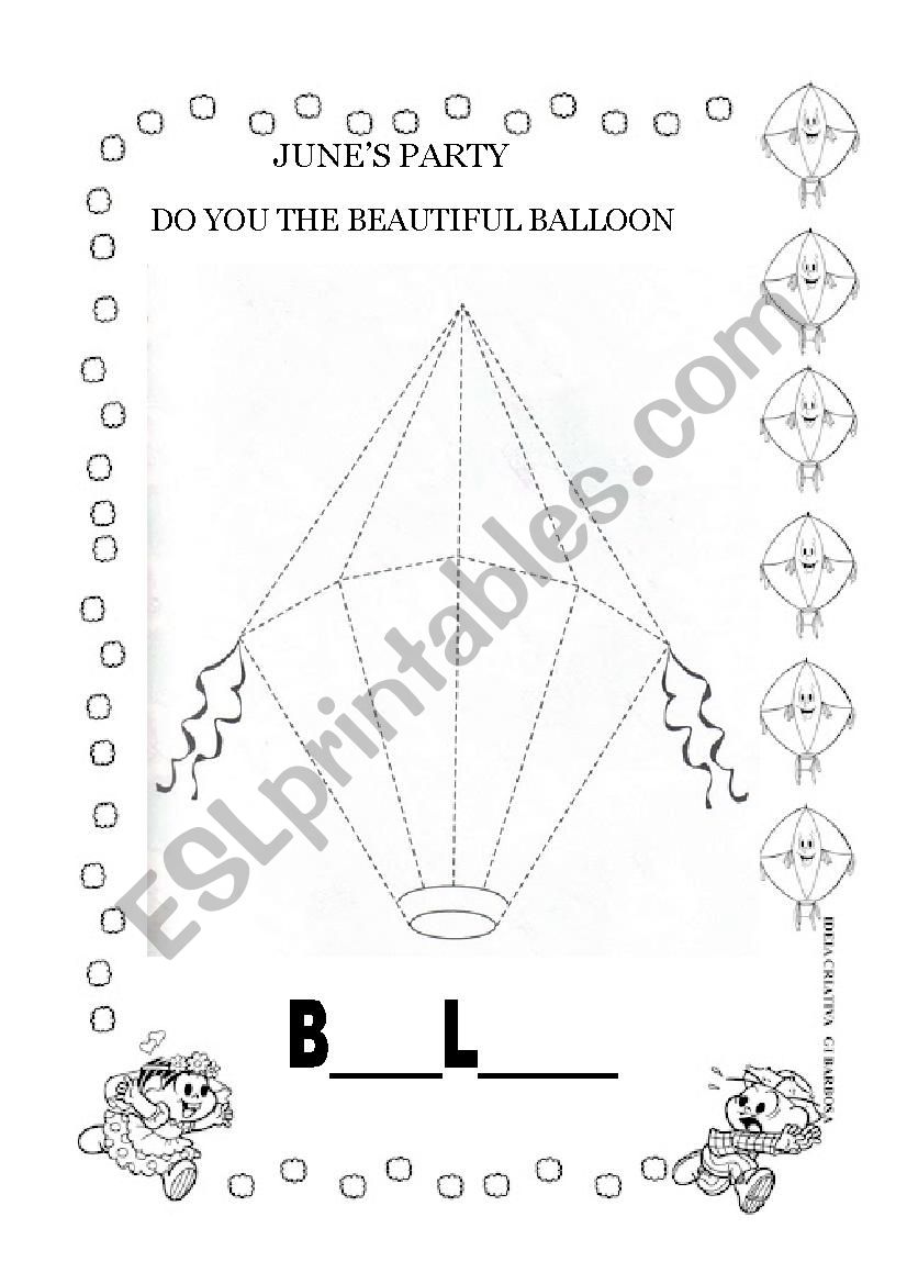 JUNE´S PARTY - ESL worksheet by Deni28