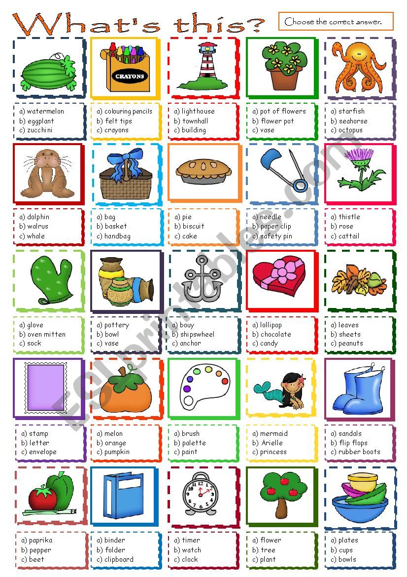 What´s this? - ESL worksheet by Krümel