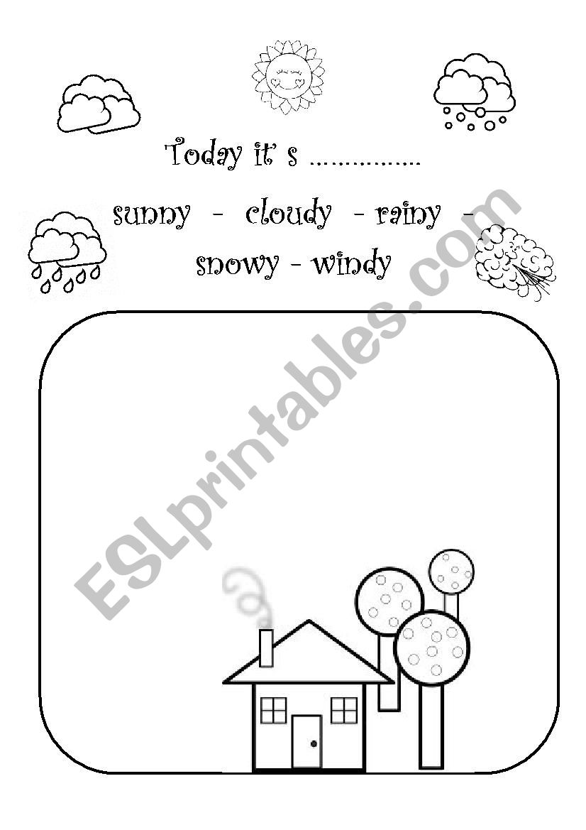 Today it´s ...... - ESL worksheet by saadetk