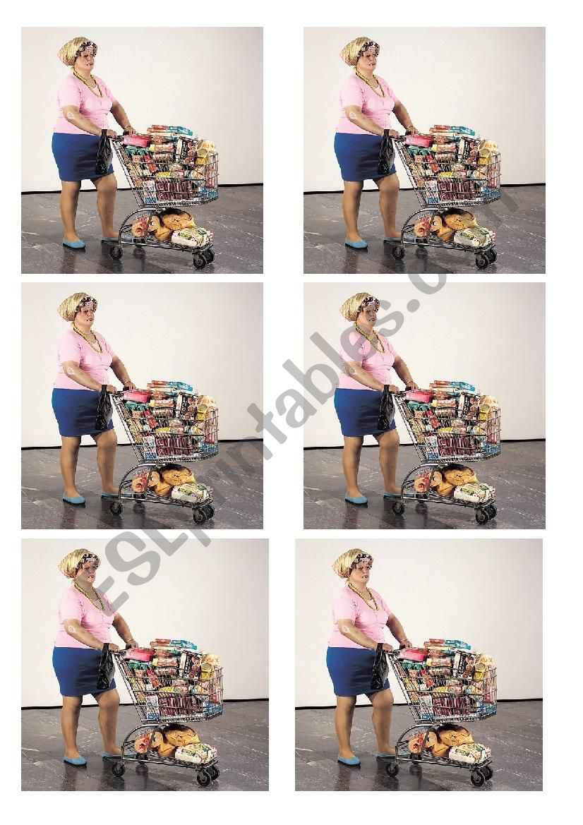 supermarket lady english