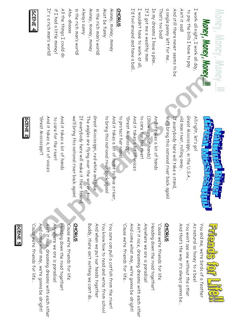TOM SAWYER´S ADVENTURES - SONGS - ESL worksheet by dimcha