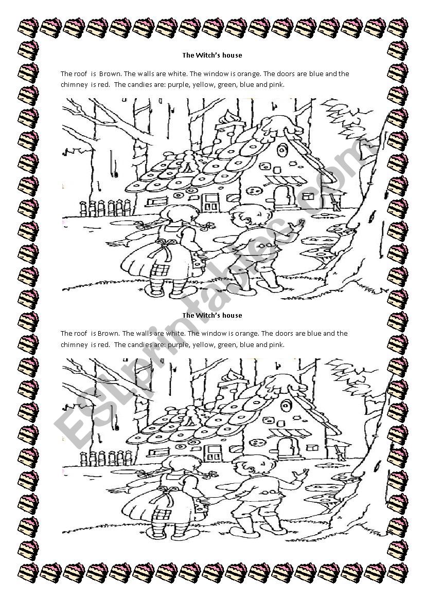 the witch´s house - ESL worksheet by teachertalitagraca