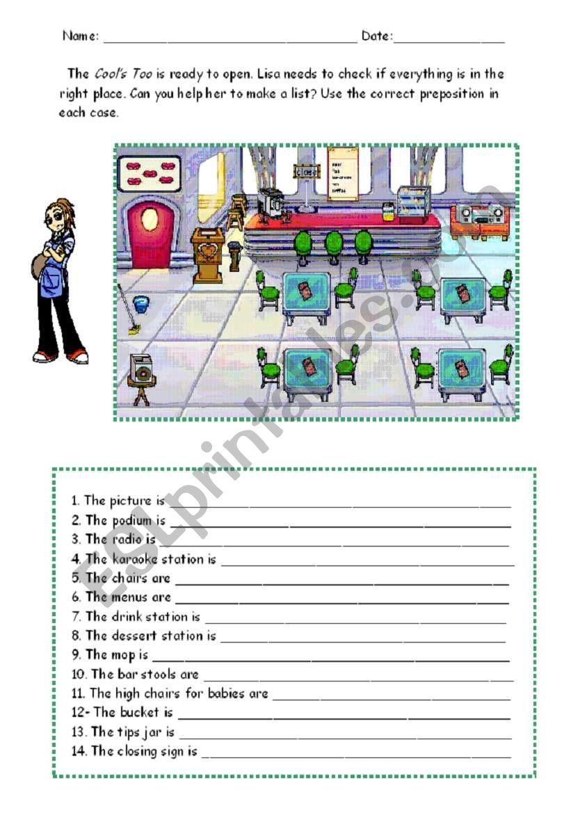 Where´s ...? - ESL worksheet by Akanah
