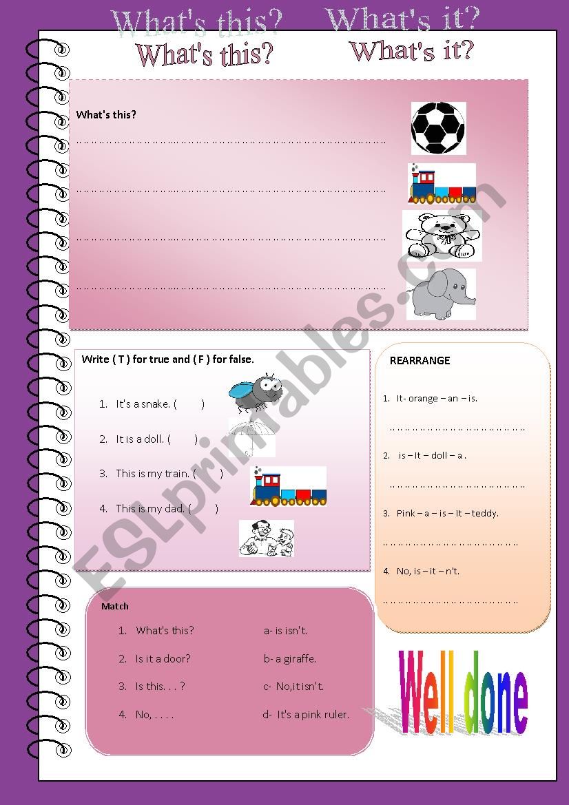 what´s this ? - ESL worksheet by omniya
