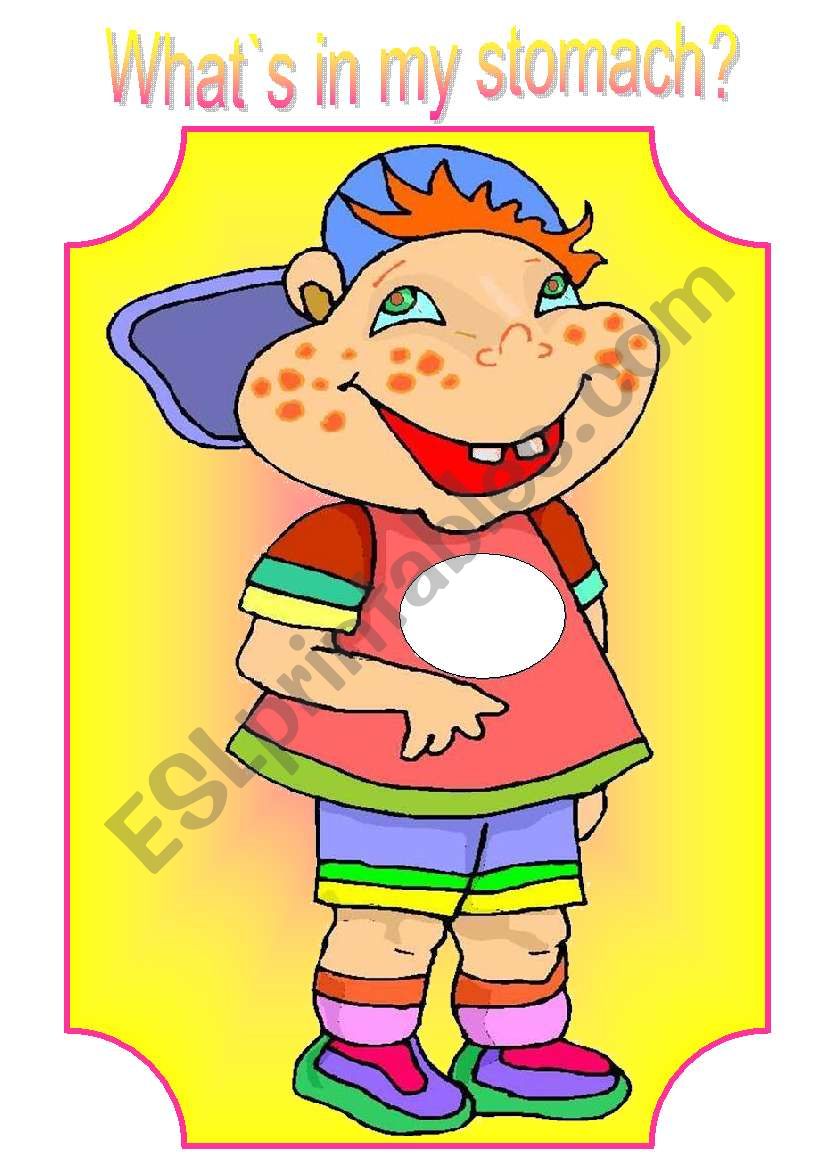 Stomach Clipart For Kids