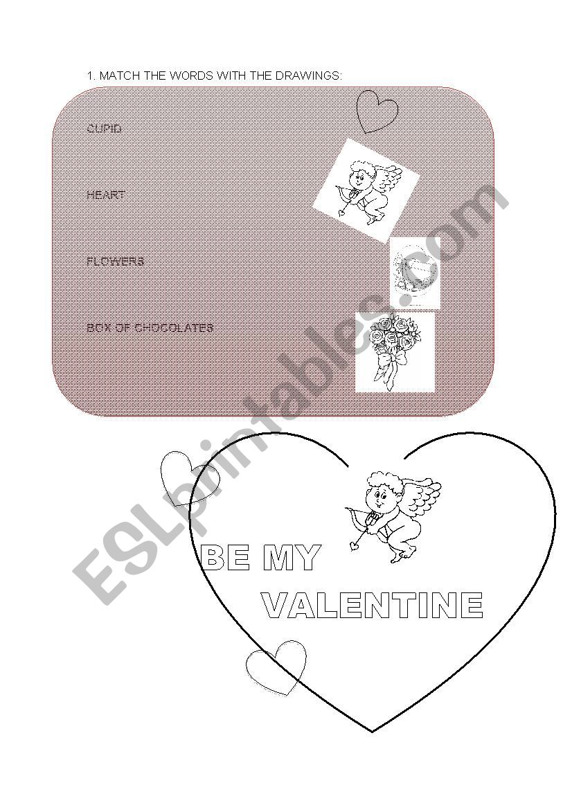 ST. VALENTINES´ DAY - 14th FEBRUARY - ESL worksheet by Terete84