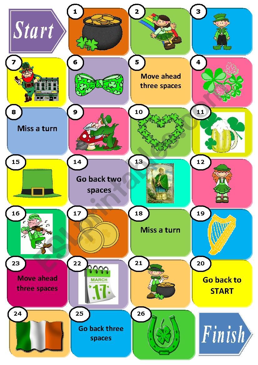 St. Patrick´s Day - ESL worksheet by Krümel