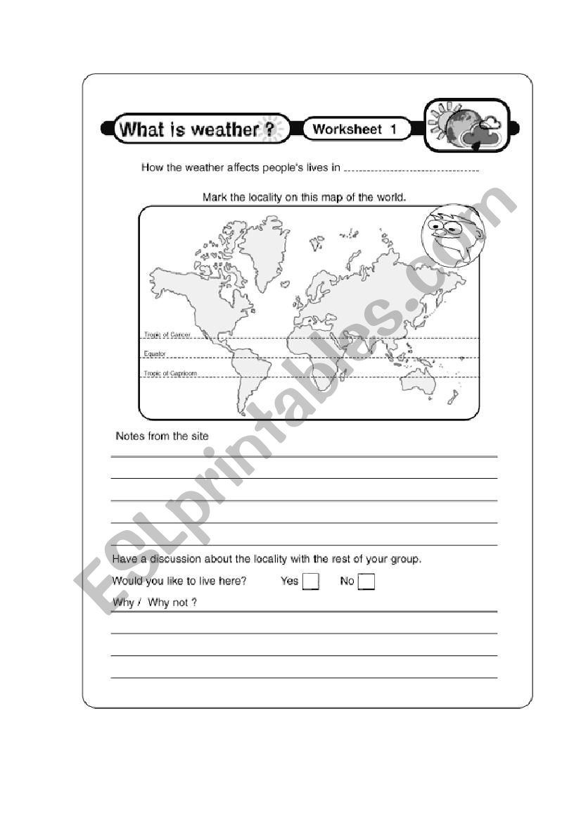 What´s the weather? - ESL worksheet by profesorwalmir