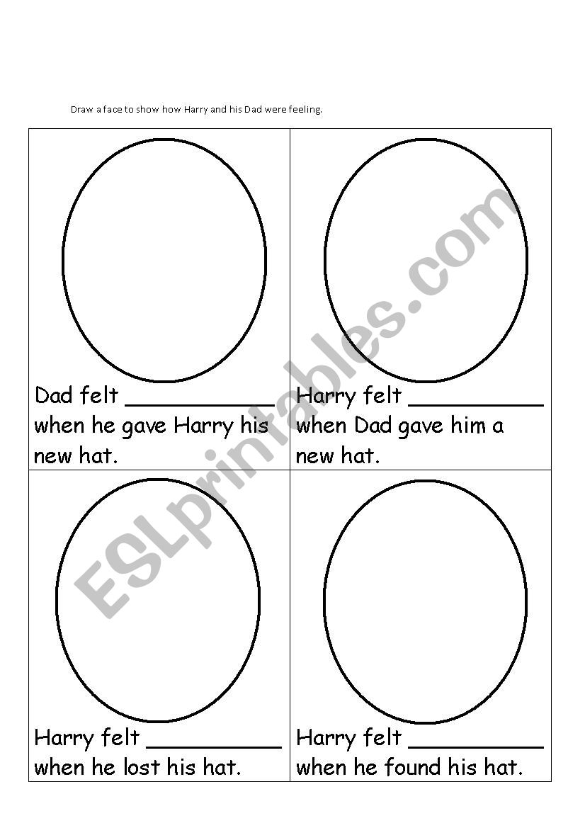 Harry´s New Hat - ESL worksheet by macaulay.erin.e@edumail.vic.gov.au