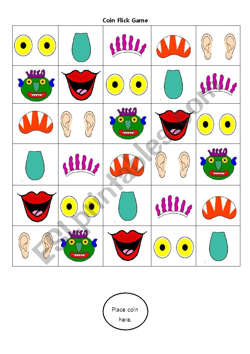 Parts of the Face speaking review - ESL worksheet by yoojaena