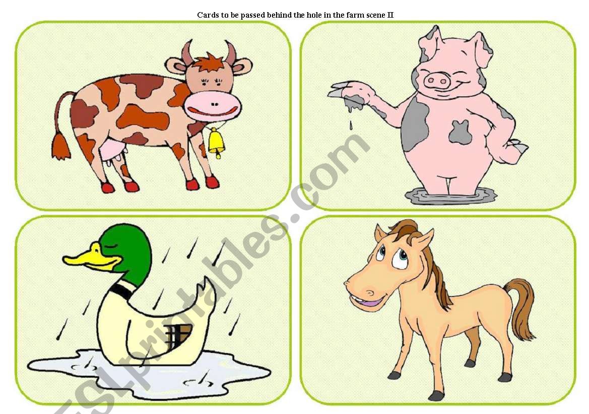 Who´s in the farm? - practising farm animals with kids (part 3 / 4 ...