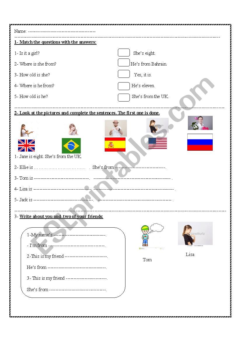 Short form of Verb to Be - ESL worksheet by mahmoudss Short form of Verb to Be - ESL worksheet by mahmoudss
