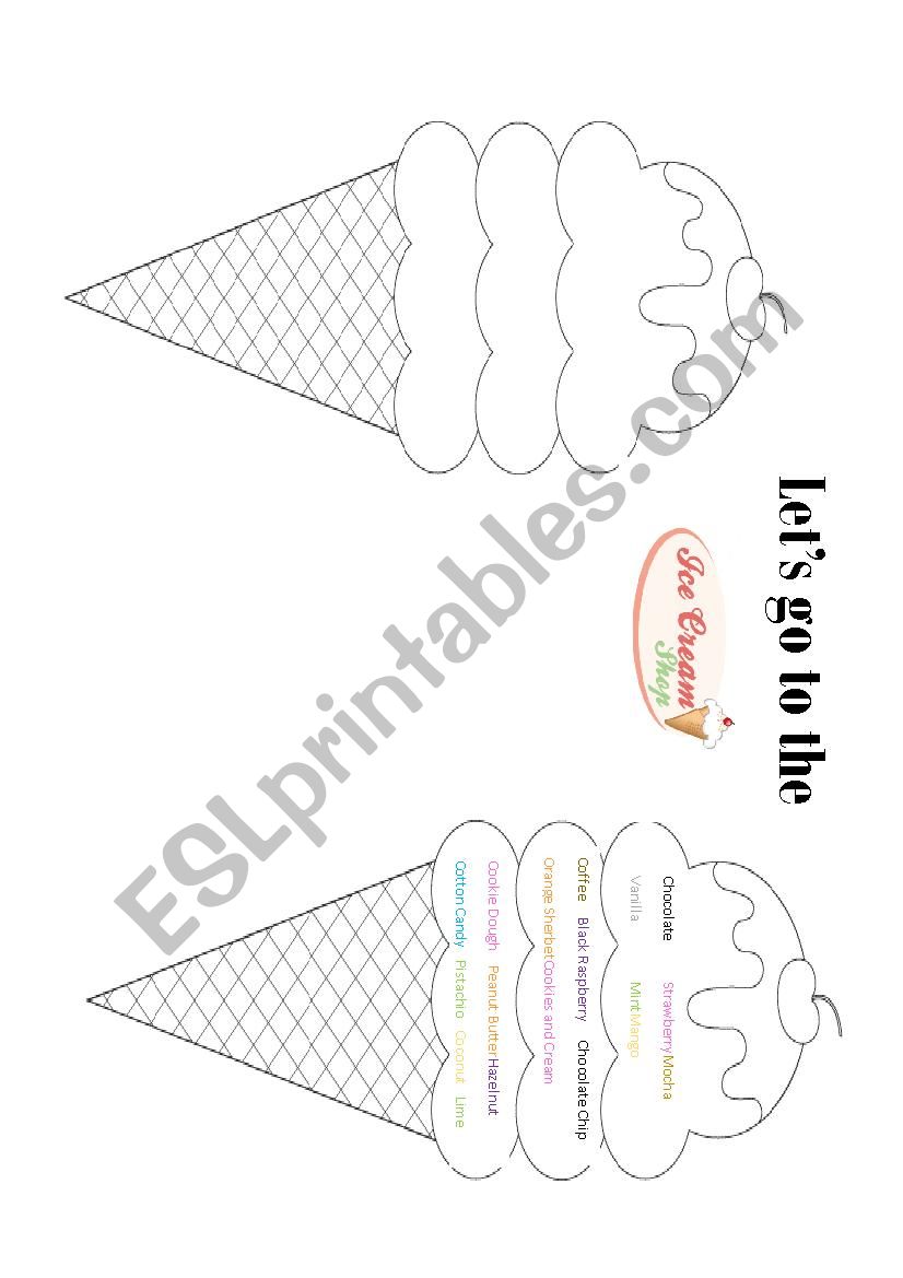 Ice Cream Shop Esl Activities at Bruce Macias blog