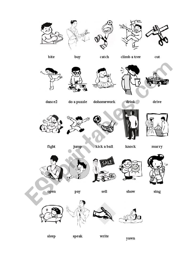 Present Continuous Cards Esl Worksheet By Rodick85