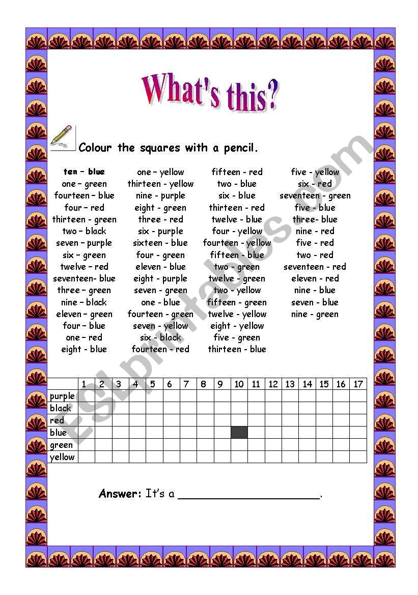 what´s this? - ESL worksheet by andreiamendes