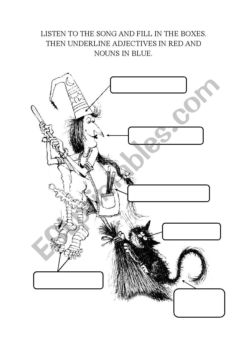 WINNIEÂ´S SONG FILL IN THE BLANKS - ESL worksheet by maestrilla