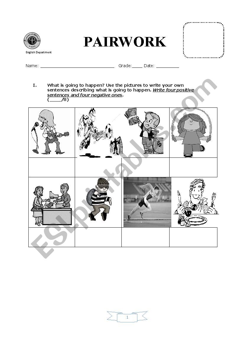 What is going to happen¡ - ESL worksheet by danialanis