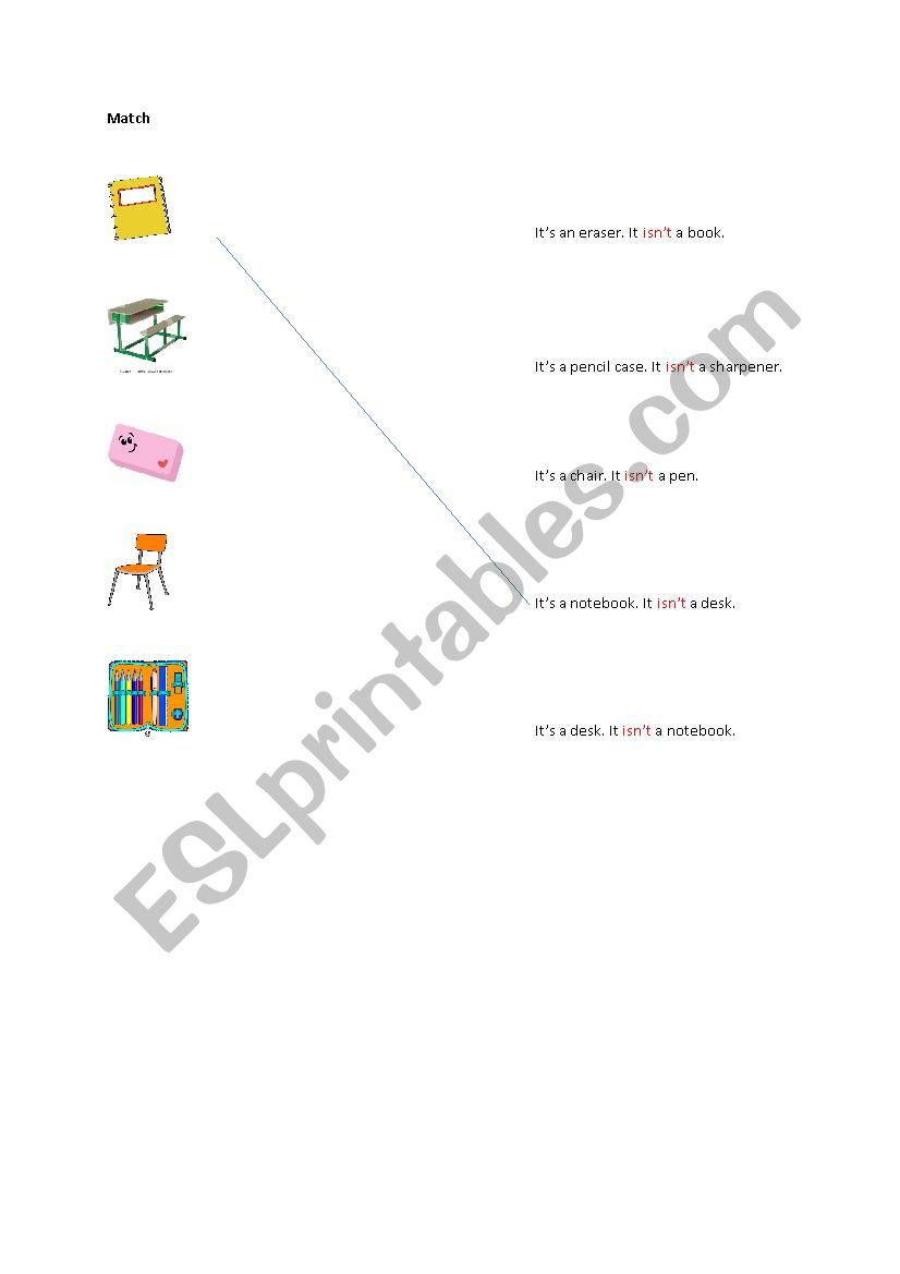 It isn´t - ESL worksheet by GizemE