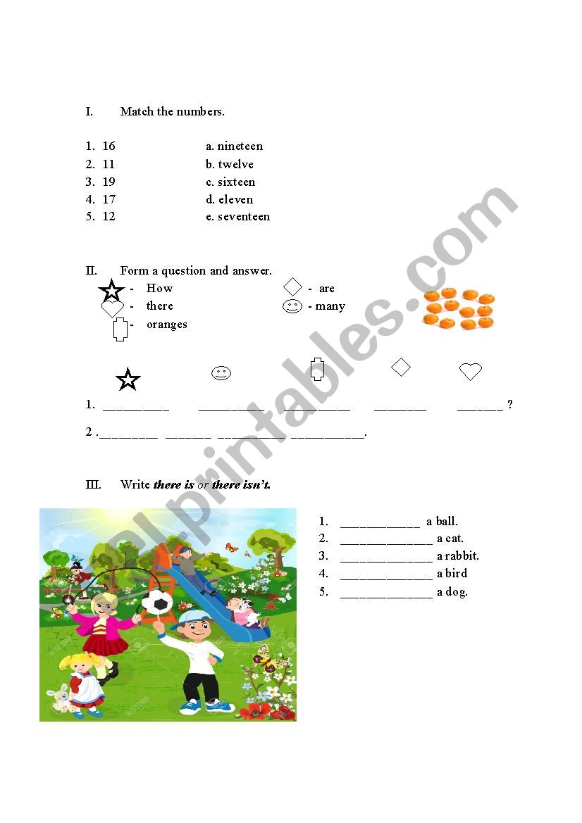 there is and there isn´t - ESL worksheet by grace35