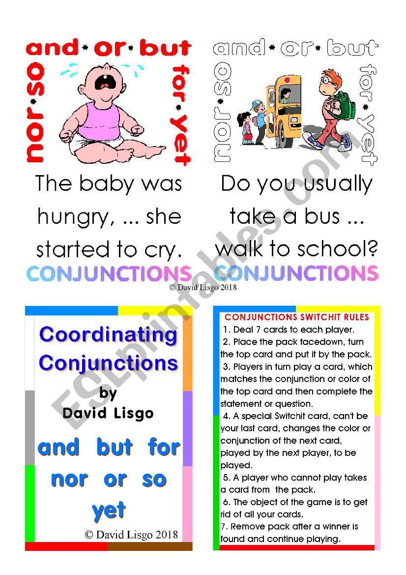 Coordinating Conjunctions Gr 345 Grammar CONJUNCTIONS GRADE 5.pptx