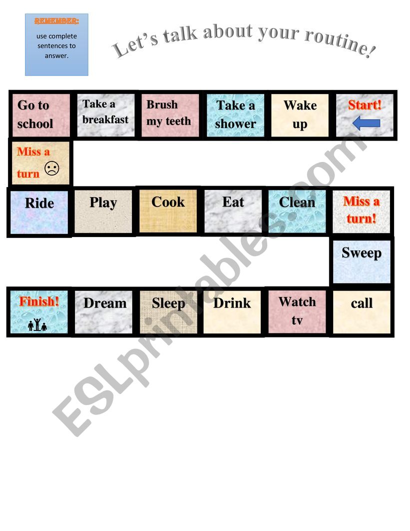 let´s talk about your routine - ESL worksheet by Anacristy27