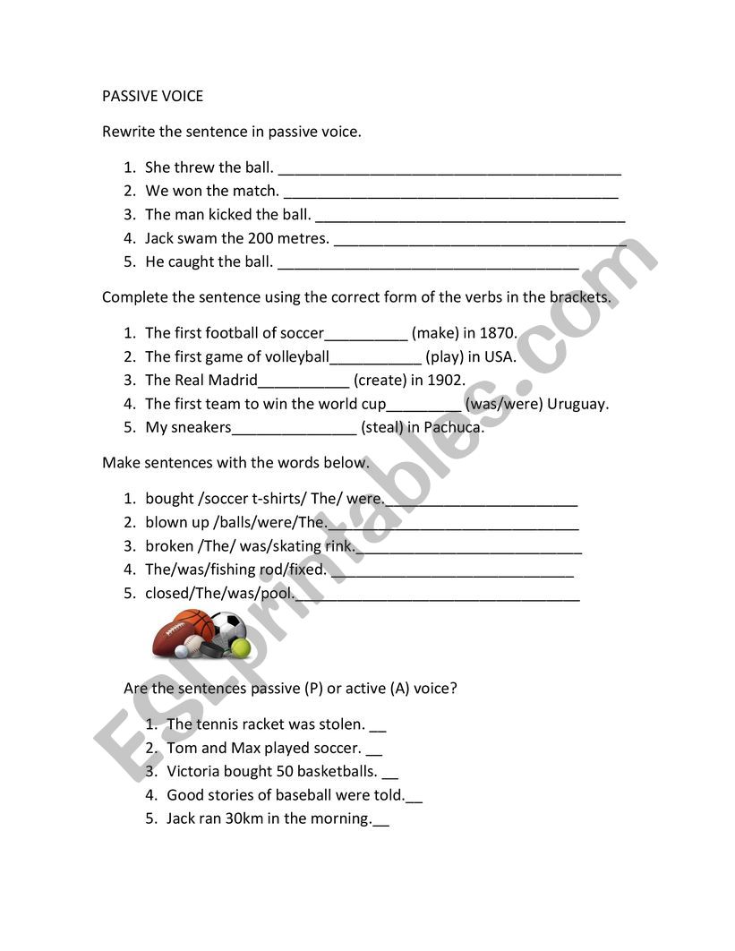 Passive Voice In Past ESL Worksheet By Hec7 passive-voice-in-past-esl-worksheet-by-hec7