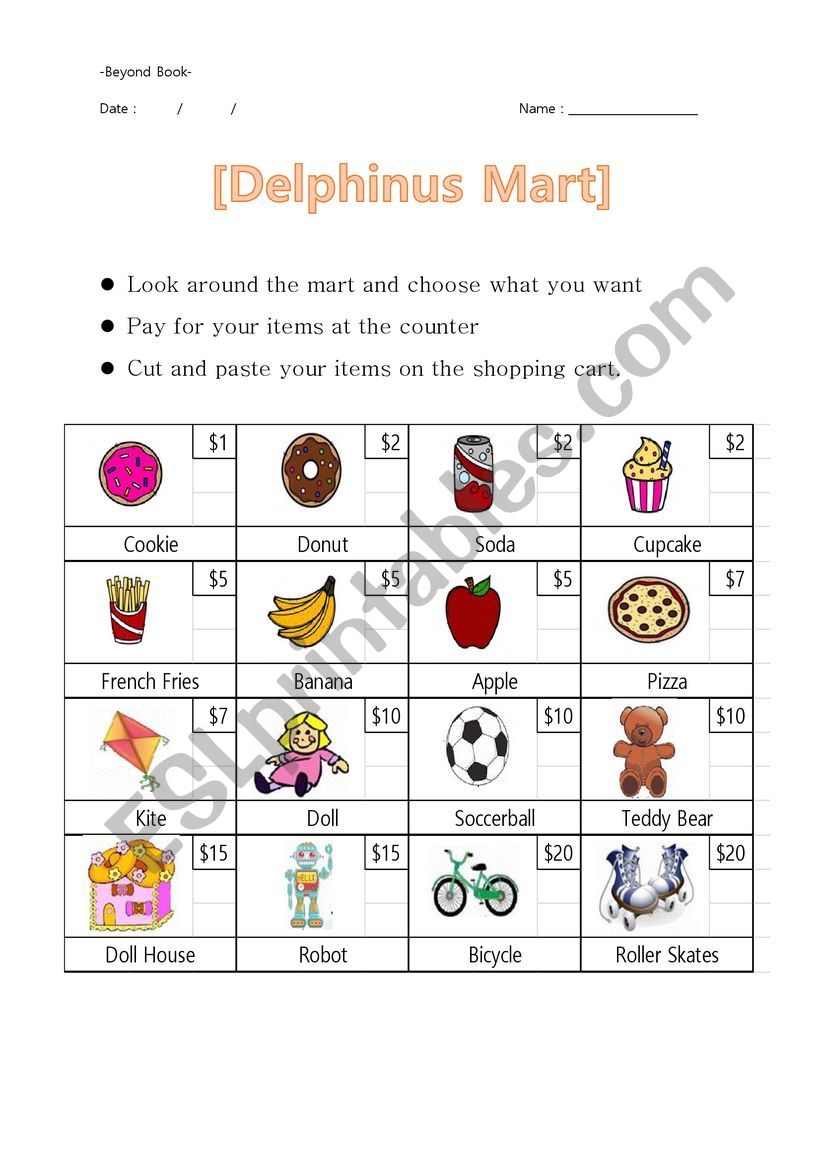 How to Buy things? - ESL worksheet by Hesper