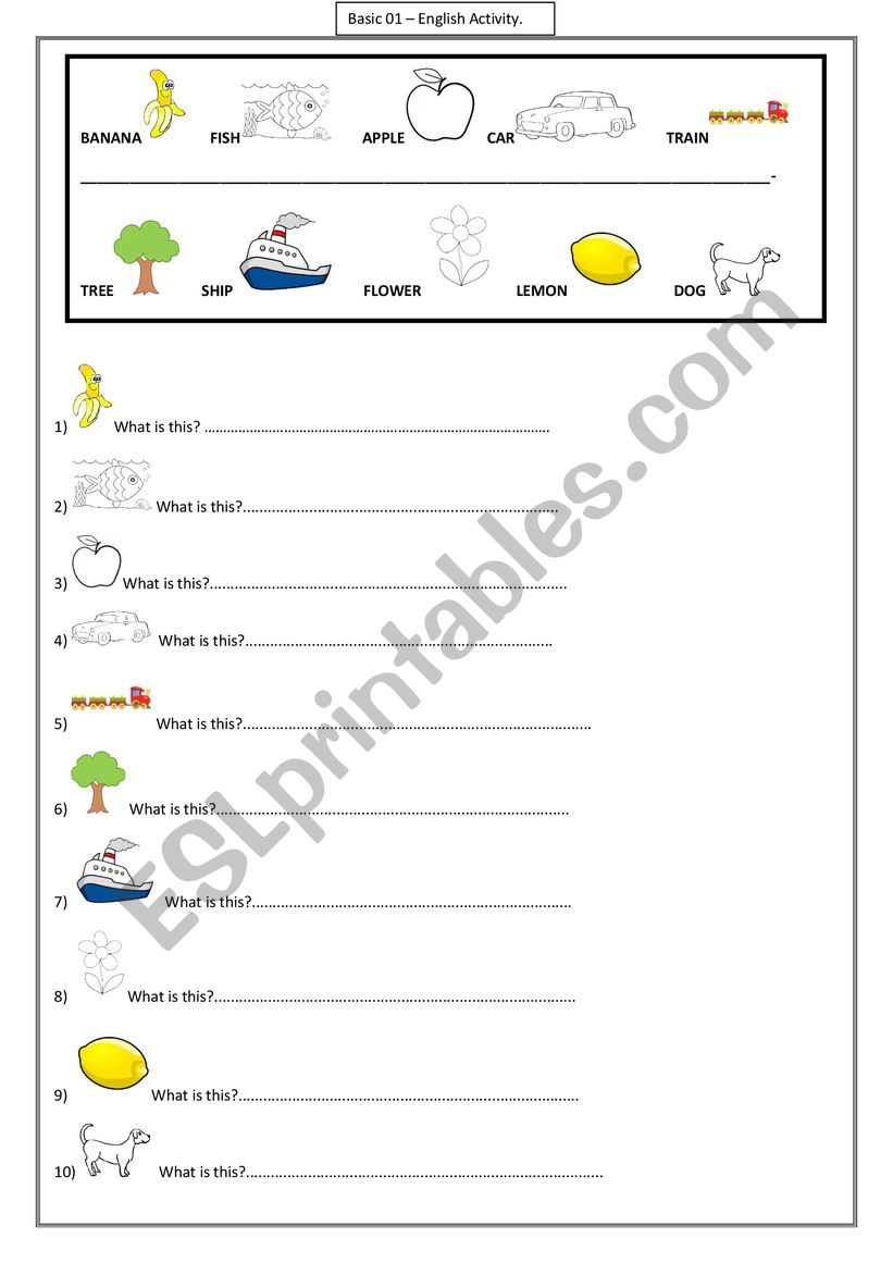 What´s this? - ESL worksheet by skysampa