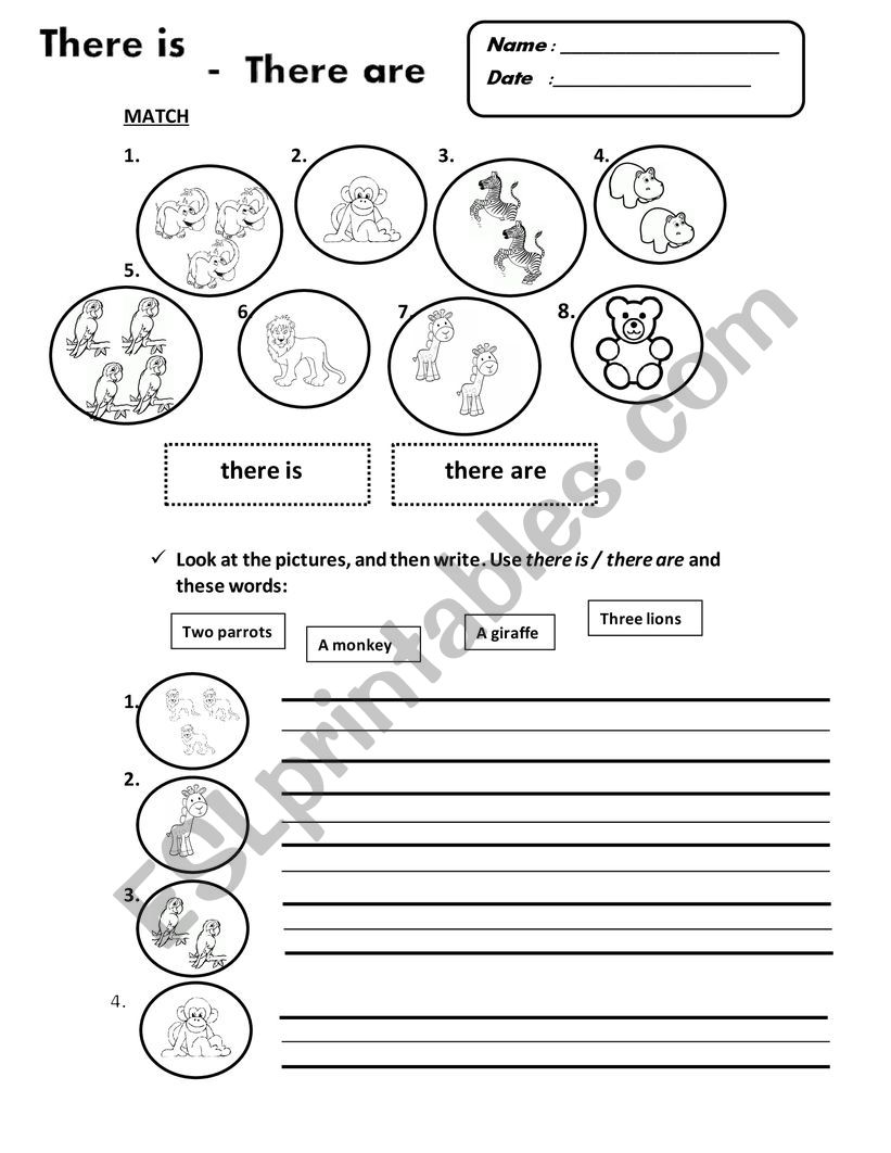 THERE IS - THERE ISN´T - ESL worksheet by paulinaescobar