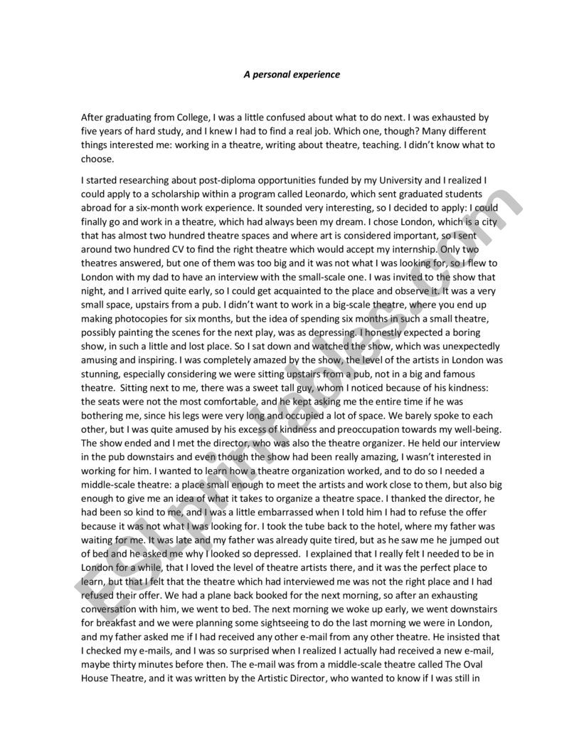 -ED -ING adjectives reading - part 1 - ESL worksheet by Teacher Michela