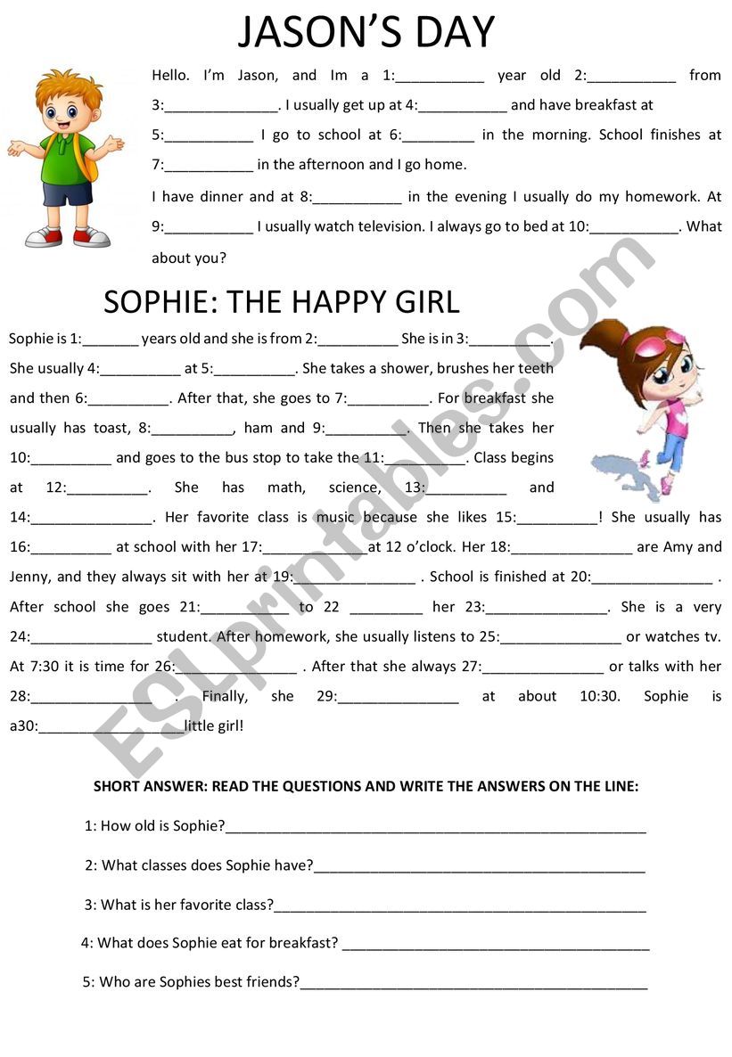 Daily Routine Listening Practice ESL Worksheet By Phoenixphire